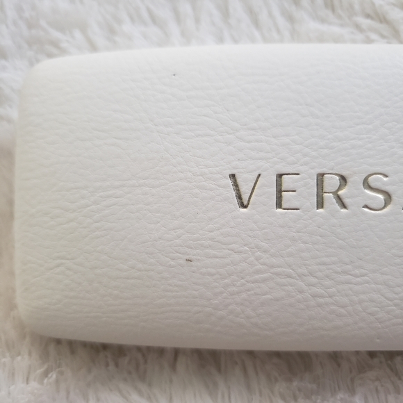 Versace | Accessories | Versace White Clamshell Hard Glasses Case ...